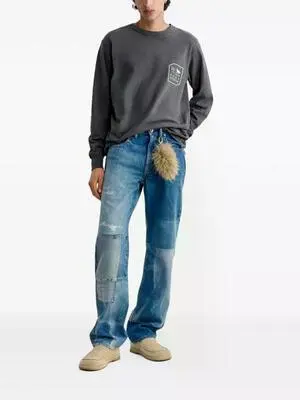Maison Kitsuné Logo-print Long-sleeve T-shirt
