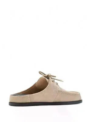 Good News Kindlin Lace-up Mules - Neutrals