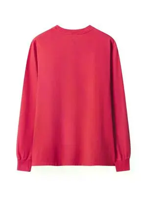Maison Kitsuné Slogan-print Long-sleeve T-shirt