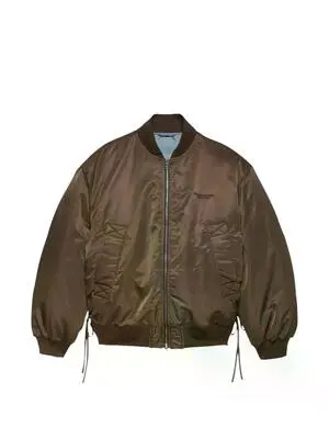NEW AMSTERDAM SURFASSOCIATION Reversible Quilted Bomber Jacket - Brown