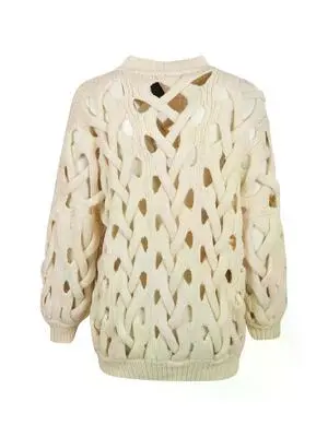 Isabel Marant Étoile Open Knit Sweater - Neutrals