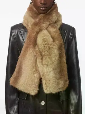 Apparis Kai Faux-fur Scarf - Neutrals