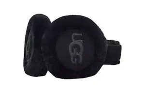 UGG Logo Embroidered Earmuffs - Black