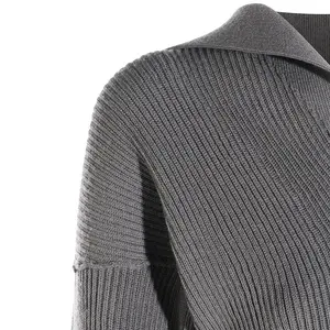 Rick Owens Dracu Cropped V-neck Jumper - No