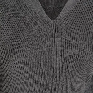 Rick Owens Dracu Cropped V-neck Jumper - No