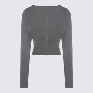 Rick Owens Dracu Cropped V-neck Jumper - No