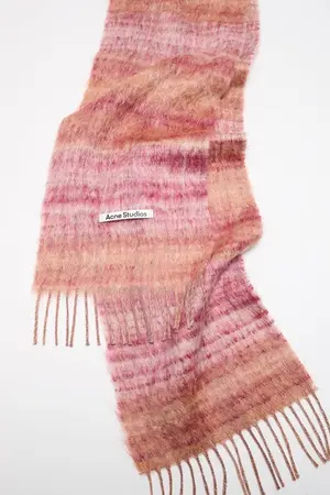 Acne Studios Fringed Mohair Scarf
