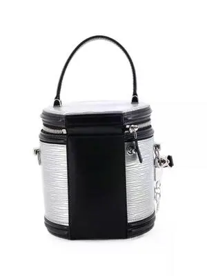 LOUIS VUITTON Cannes Handbag Epi Leather Satchel - Silver