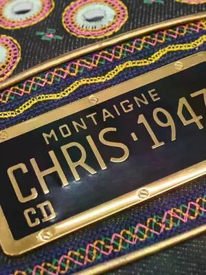Dior X John Galliano 2001 Embroidered Shoulder Bag