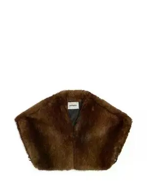 Apparis Devin Faux-fur Shrug Jacket - Brown