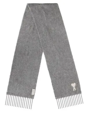 AMI Paris Sciarpa Con Logo