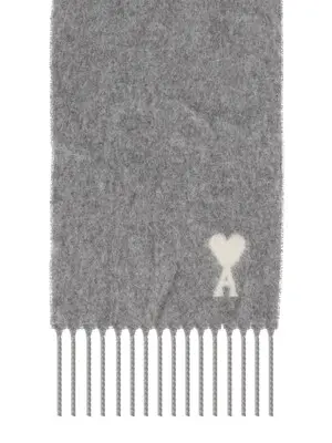 AMI Paris Sciarpa Con Logo