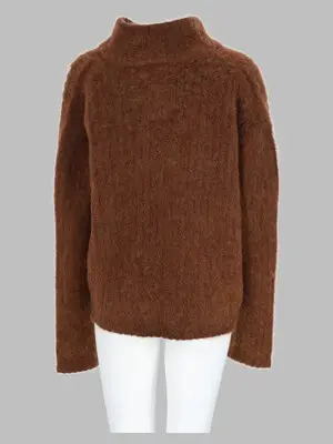 UMA WANG Maglia In Alpaca E Lana Con Scollo A V