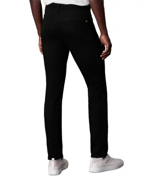 Rag & Bone Cotton Blend Slim Fit Authentic Stretch Jeans - Black