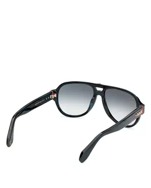 CHRISTIAN LOUBOUTIN Pilot Sunglasses, 58mm
