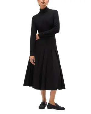 HOBBS LONDON Paige Pleated Midi Skirt