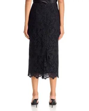 Kobi Halperin Simone Lace Midi Skirt