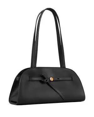Tory Burch Romy East West Bauletto Leather Shoulder Bag