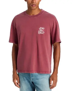 PACSUN If Not Now When Cotton Crewneck T-shirt