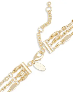Ramy Brook Cleo Stone Layered Charm Necklace, 20.25-22.25
