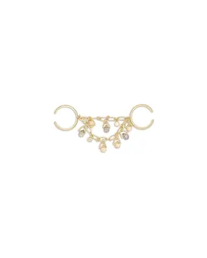 Ramy Brook Brielle Crystal Connected Double Ring - Brown Multi