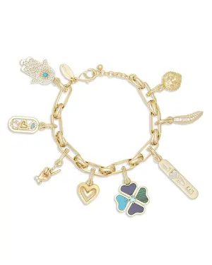 Ramy Brook Maya Chain Charm Bracelet - Gold