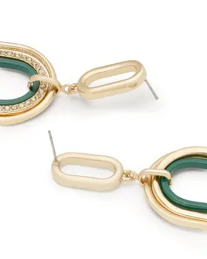 Ramy Brook Mila Loop Drop Earrings, 3.2l