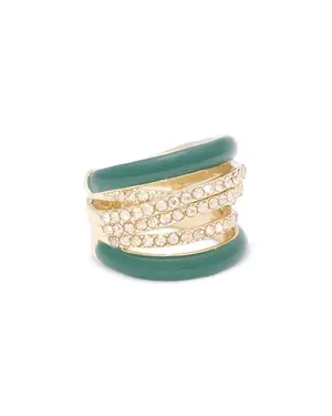 Ramy Brook Mila Pave Stacked Ring