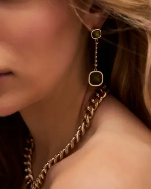 Ramy Brook Siena Drop Earrings, 2.2l