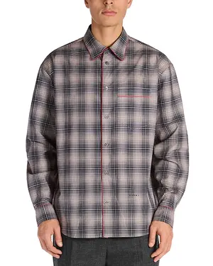Marni Collared Cotton Button Up Shirt - Walnut