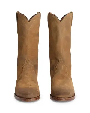 JIL SANDER Bruce Leather Western Boots
