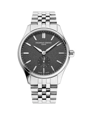 FREDERIQUE CONSTANT Classics Index Automatic Watch, 40mm - Black/silver