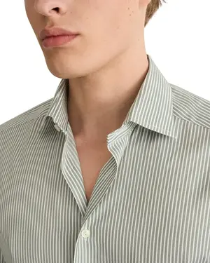 Eton Cotton Slim Fit Stripe Shirt