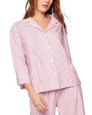 PETITE PLUME Olivia Cotton Wide Leg Pajama Set