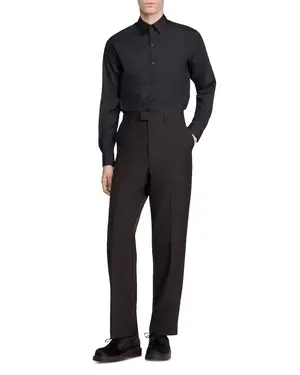 Sandro Charlie Wool Straight Fit Suit Trousers