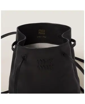 Miu Miu Nappa Leather Mini-bag - Black