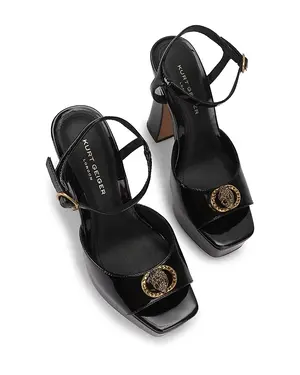 KURT GEIGER Chelsea Peep Toe Platform Sandals