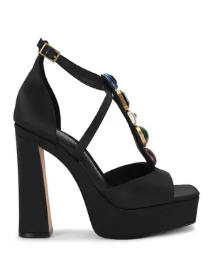 Kurt Geiger Loulou Embellished Platform Sandals