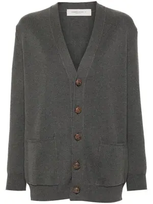 GOLDEN GOOSE Golden Cotton Cardigan - Grey