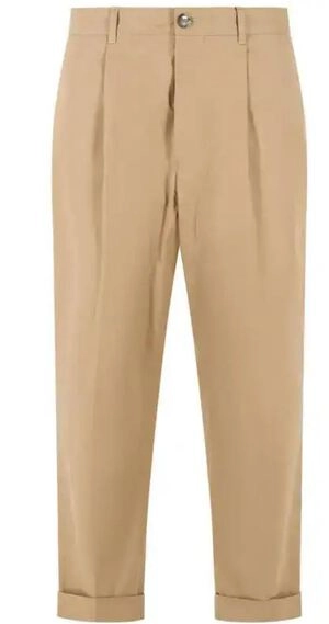 AMI Paris Carrot Trousers - Masticbeig