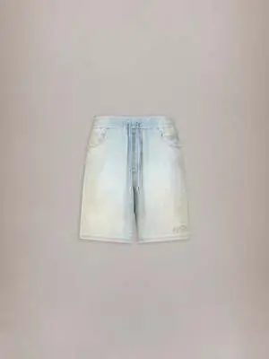 Amiri Crystals Denim Shorts