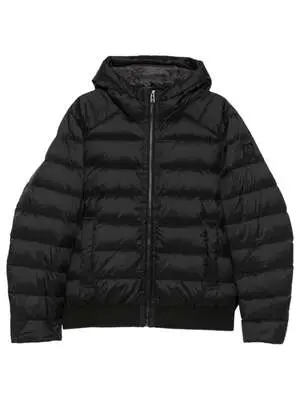 Belstaff Hooded Coat With Ribbed Storm Cuffs