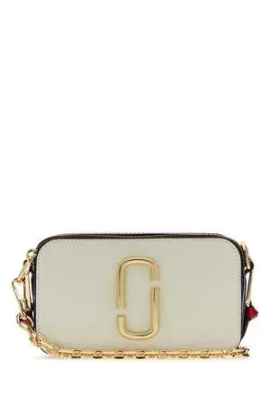 Marc Jacobs Marc Jacobs 18 Cm Leather Mini Snapshot Crossbody Handbag With Adjustable Shoulder Strap Multicoloured