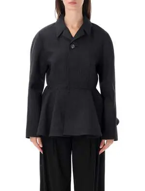 AMI Paris Tailored Peplum Jacket - Grigio