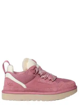 UGG Recycled Canvas & Suede Sneaker With Padded Collar, Extra Laces