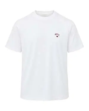 ARTE ANTWERP Embroidered Logo T-shirt - White