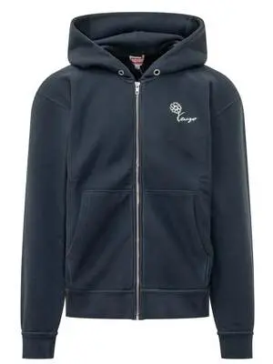 Kenzo Zip-up Hoodie - Blueblack