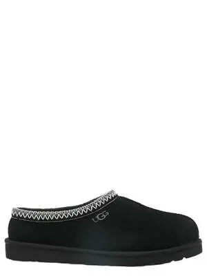 UGG Uggbraid Suede Braid Mini Sandals With Sheepskin Lining And Genuine Shearling - Nero