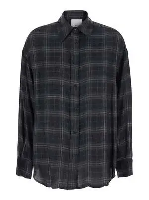 RAME Tech Fabric Button-front Shirt With Straight Hem