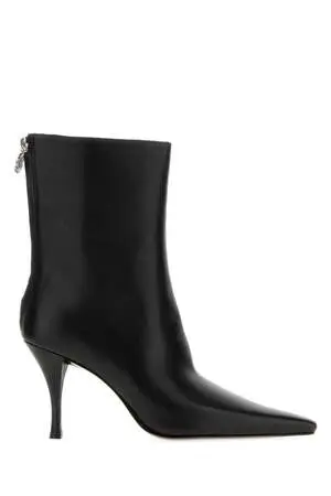 Tory Burch Leather Charlie Ankle Boots With 8.5 Cm Heel